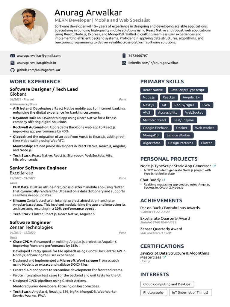 JavaScript Developer | PDF | Mobile App | Computing