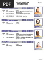 KCJ Jail Roster | PDF | Driving Under The Influence | Crimes