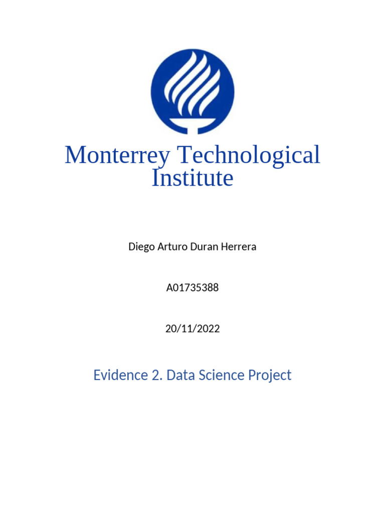 Data Science Project for Financial Goals | PDF | Data Science | Errors ...
