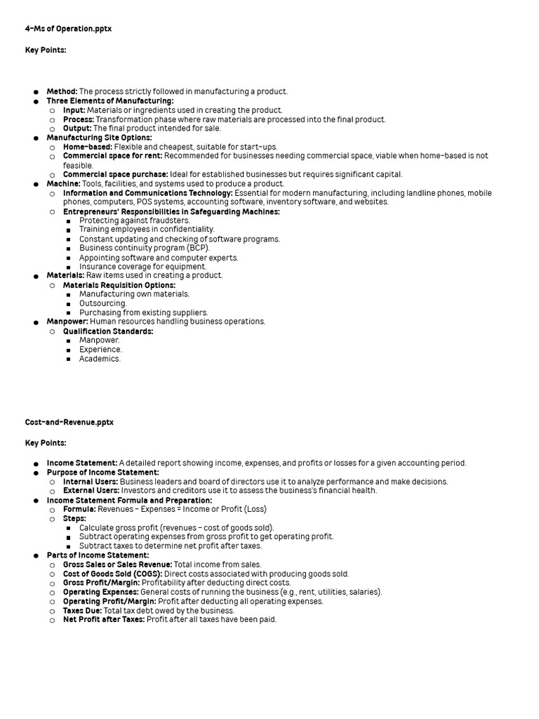 ENTREP-REVIEWER - Docx 20250130 202312 0000 | PDF | Income Statement ...