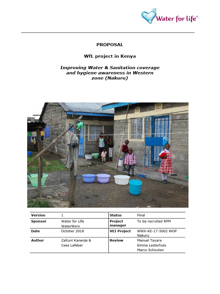 Enhancing Water & Sanitation in Nakuru | PDF | Sanitation | Groundwater