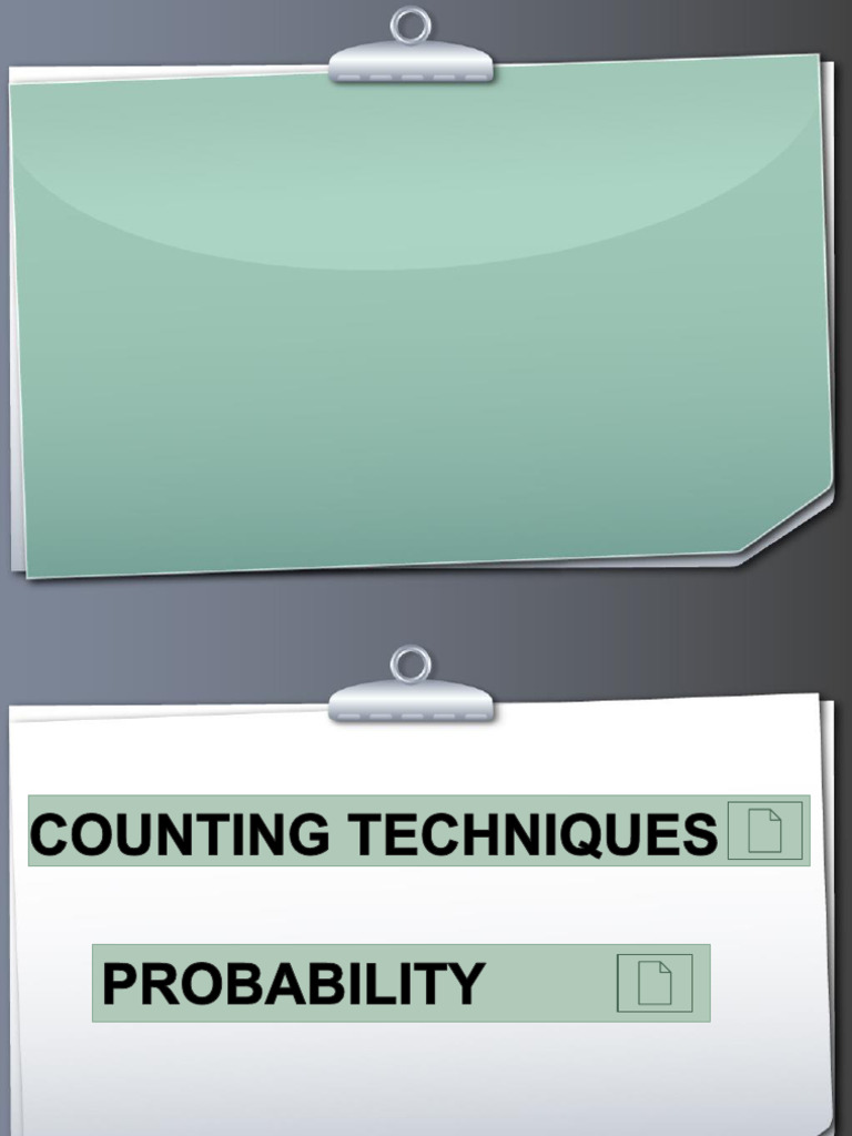 Counting-Techniques | PDF | Paint Counting-Techniques | PDF | Paint