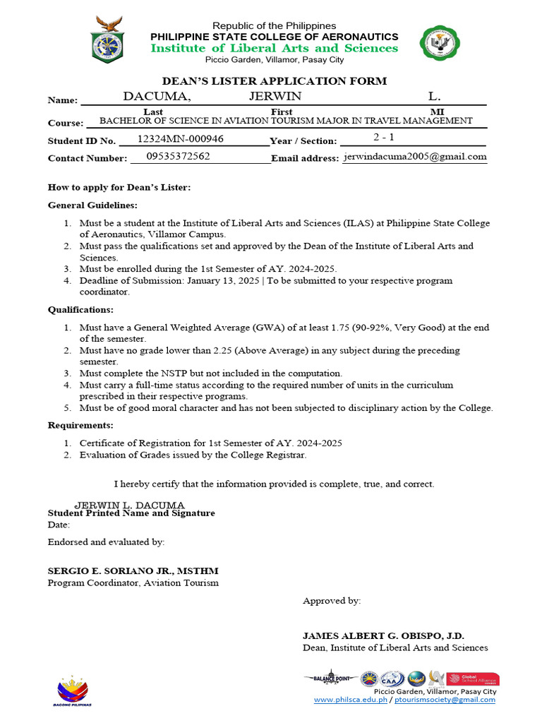 DL-APPLICATION-FORM (1) | PDF | Educational Stages