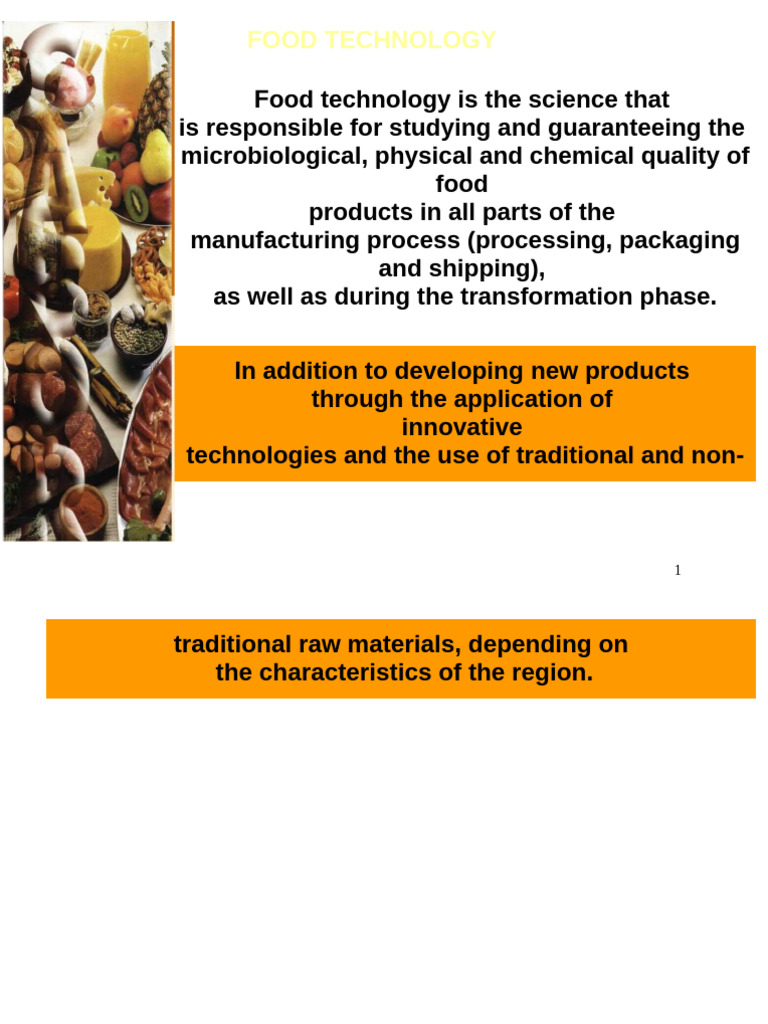 Food Technologies | PDF | Foods | Food Preservation