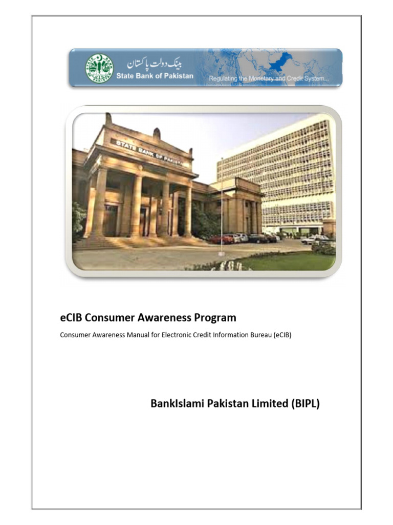 BIPL eCIB Awareness Program | PDF | Credit | Finance & Money Management