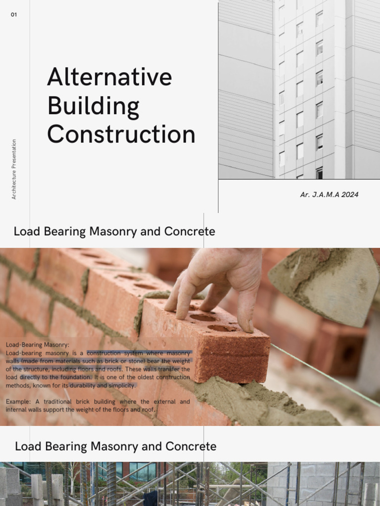 Alternative-Building-Construction | PDF | Framing (Construction) | Masonry