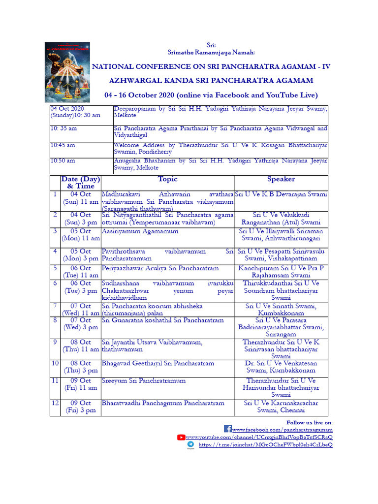 National Conference IV - 2020 Invitation | PDF | Indian Philosophy ...