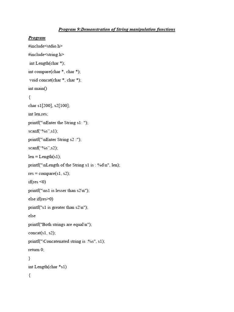 Bpops103-Lab program-9-HMK | PDF | Parameter (Computer Programming) | String (Computer Science)