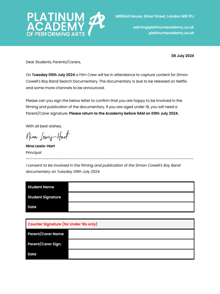 Acro Consent From | PDF