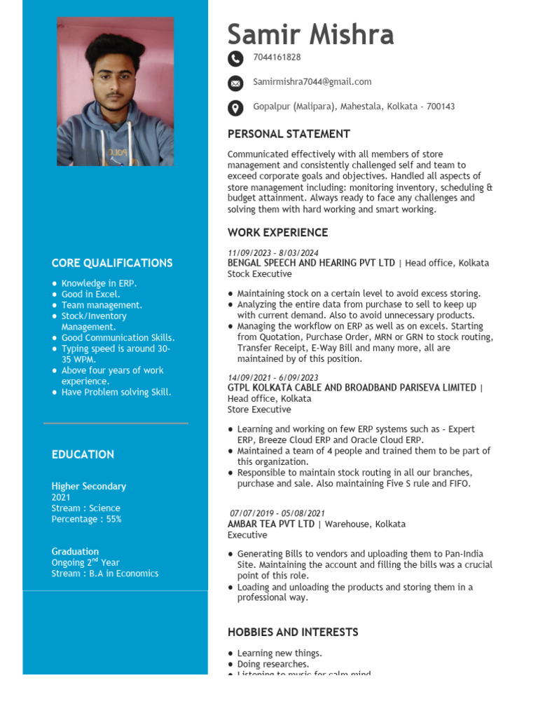 Stock Management and ERP Expertise | PDF | Enterprise Resource Planning