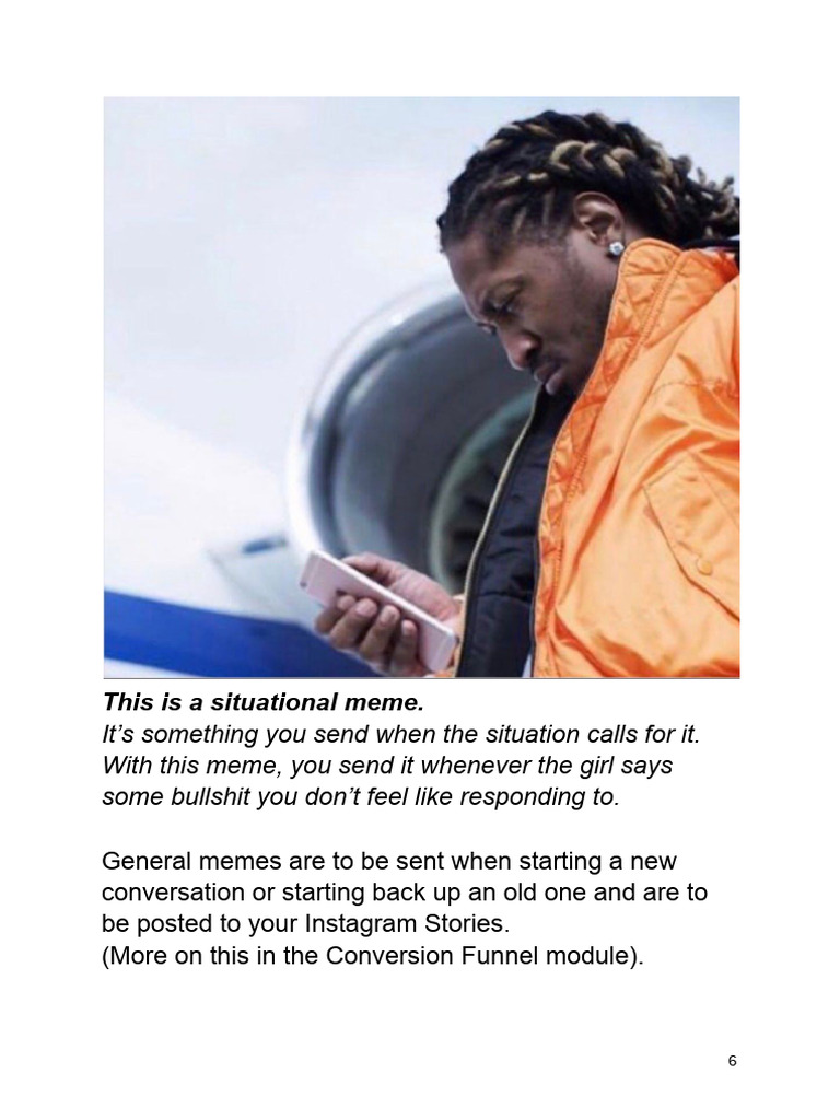 Situational Meme for Girls' Responses | PDF