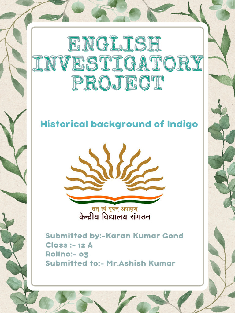 English Investigatory Project - 20250128 - 145519 - 0000 | PDF ...