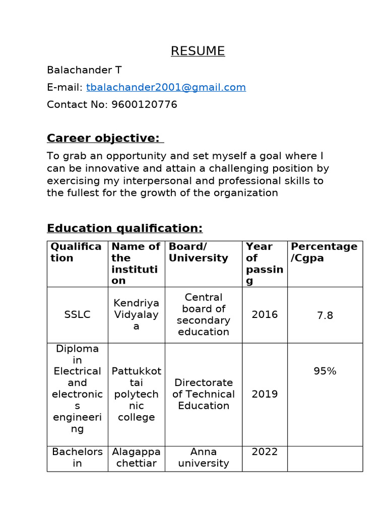 RESUME | PDF | Programmable Logic Controller | Computing