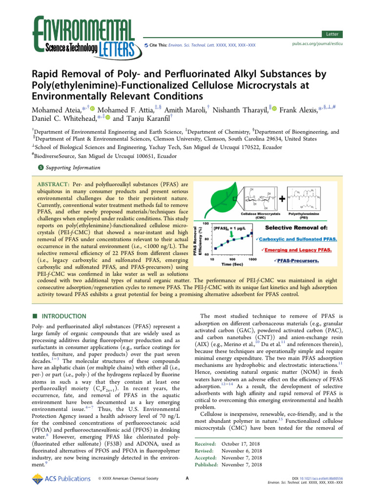 4-Rapid Removal of Poly - and Perfluorinated Alkyl Substances | PDF ...