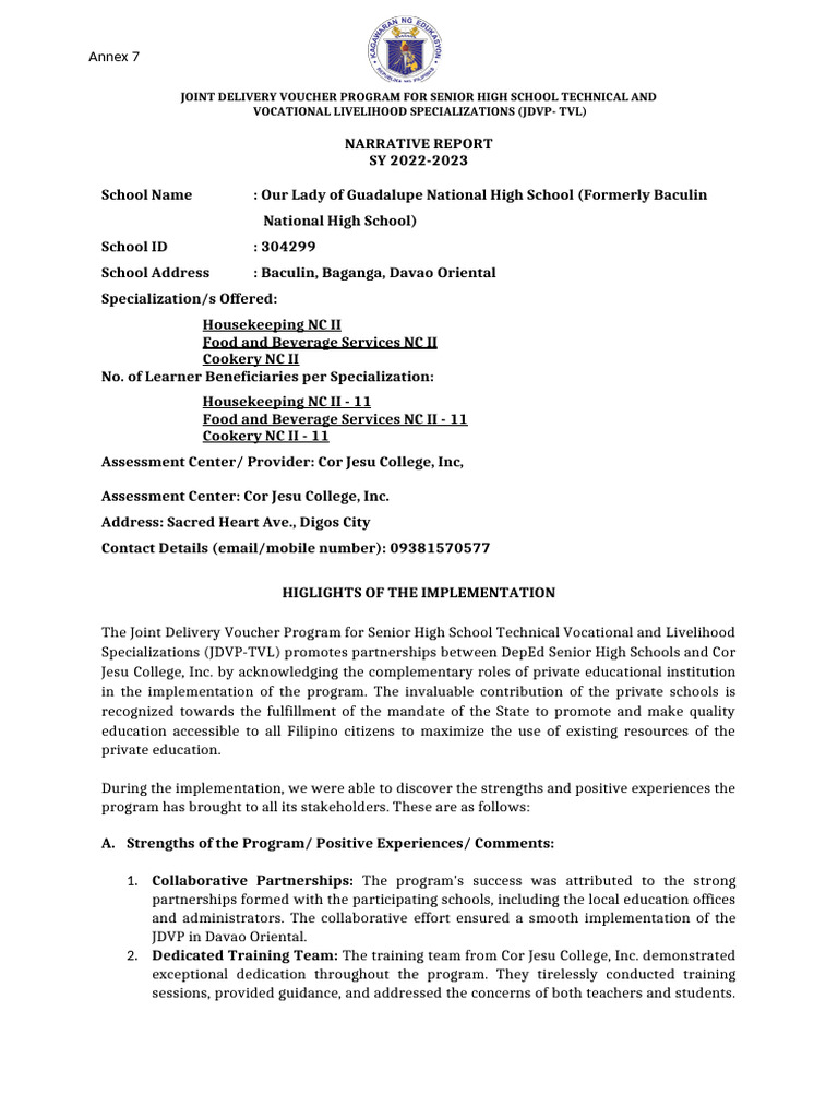 Annex 7 Olog | PDF | Teachers | Collaboration