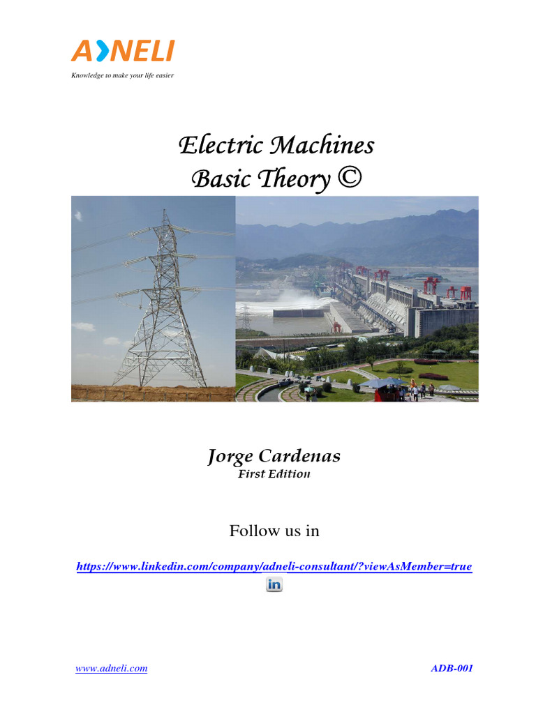 Electric Machines Basic Theory | PDF | Magnetic Field | Inductance
