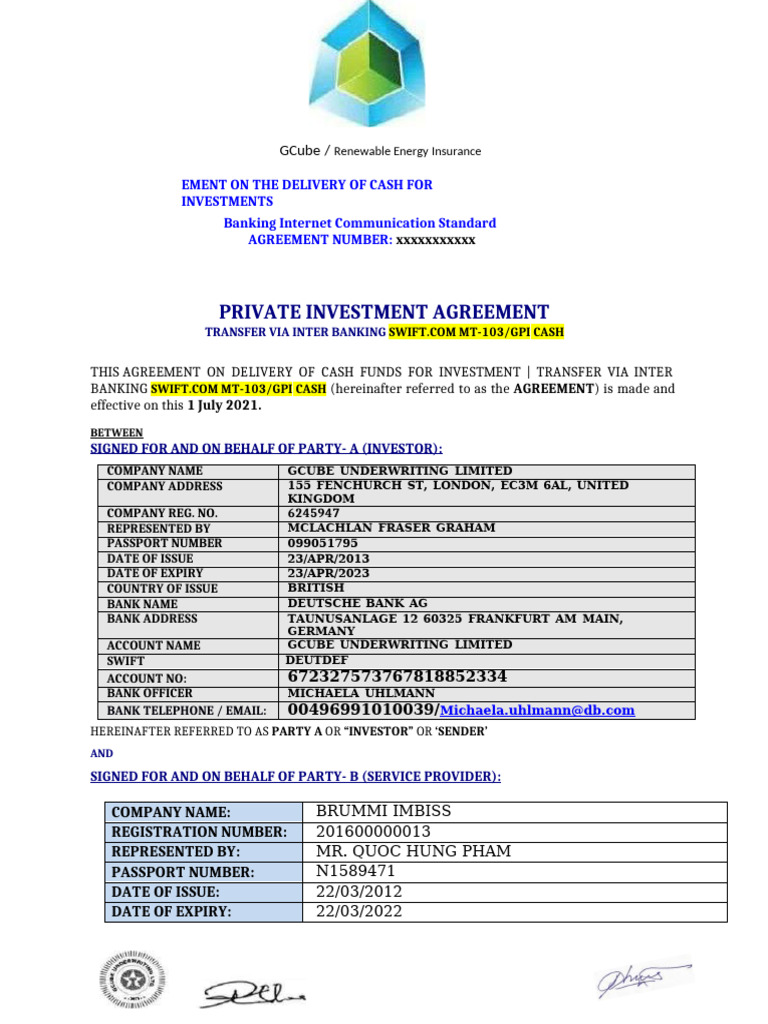 5b Swift - Com mt103 | PDF | Banks | Arbitration