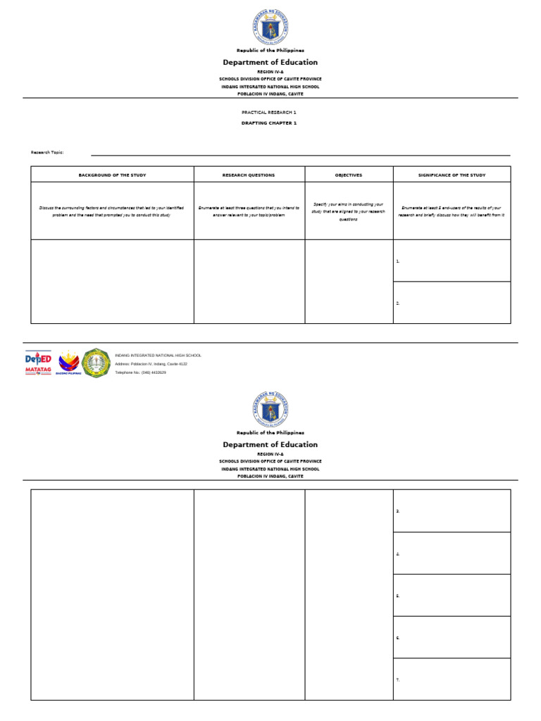 PR1 Task Sheet 1 DRAFTING CHAPTER 1 | PDF