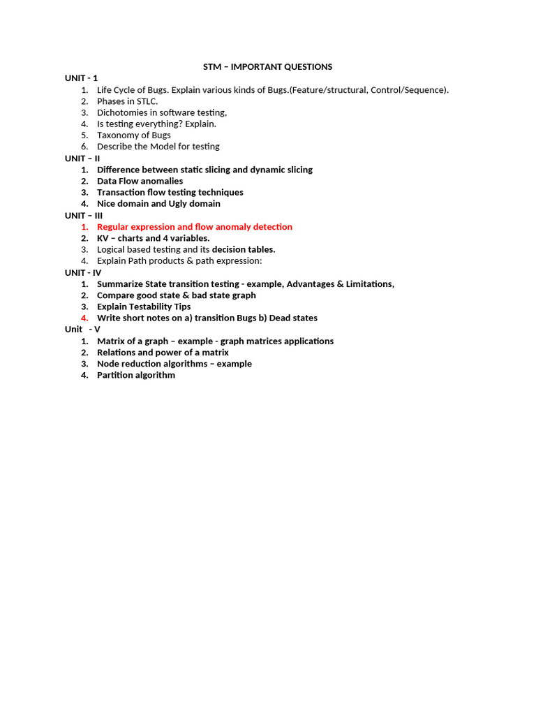 IMPORTANT QUESTIONS ---- | PDF