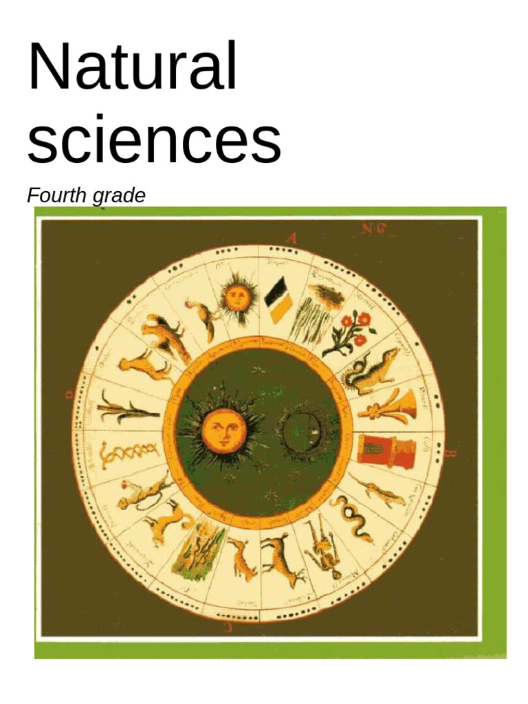 002 Natural Sciences Fourth Grade | PDF | Taste | Ear