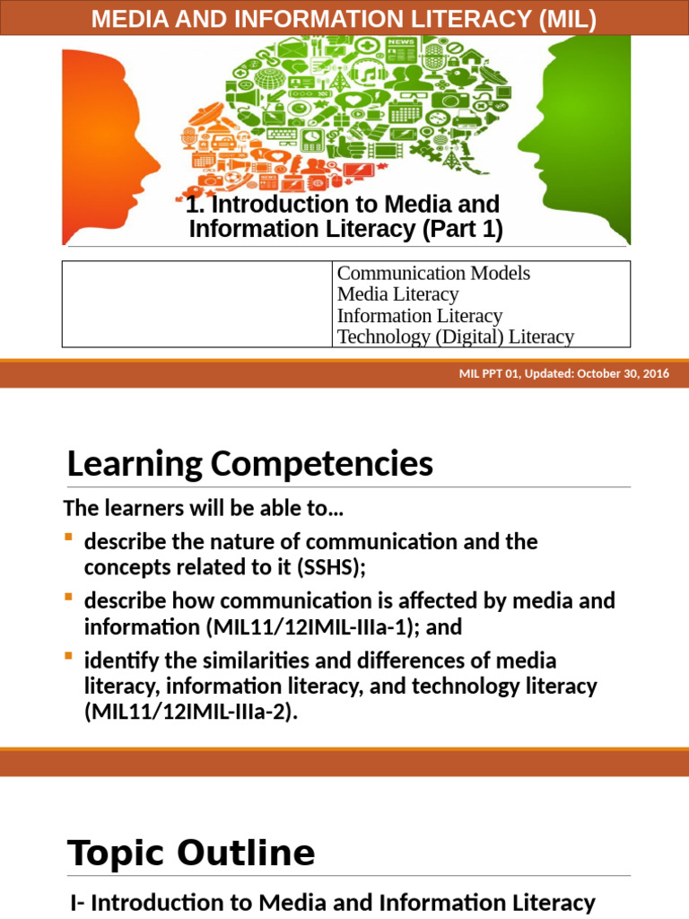 Media & Info Literacy Basics | PDF
