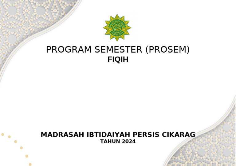 Sampul PROSEM | PDF
