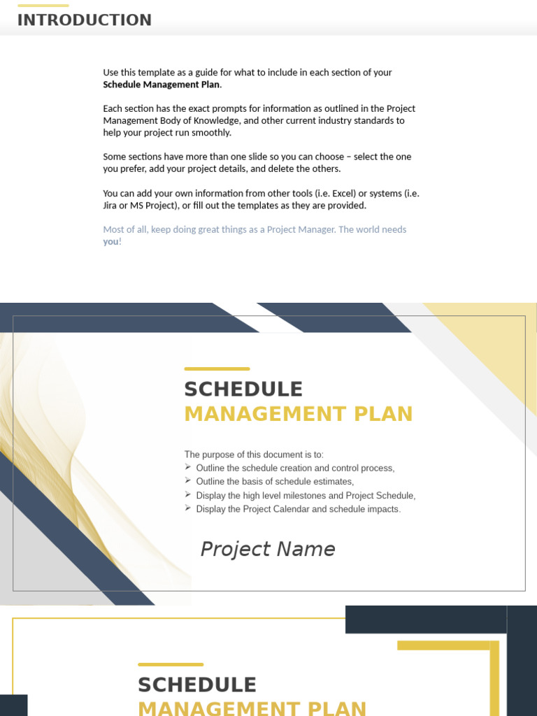 Schedule Management Plan Template | PDF | Scrum (Software Development)