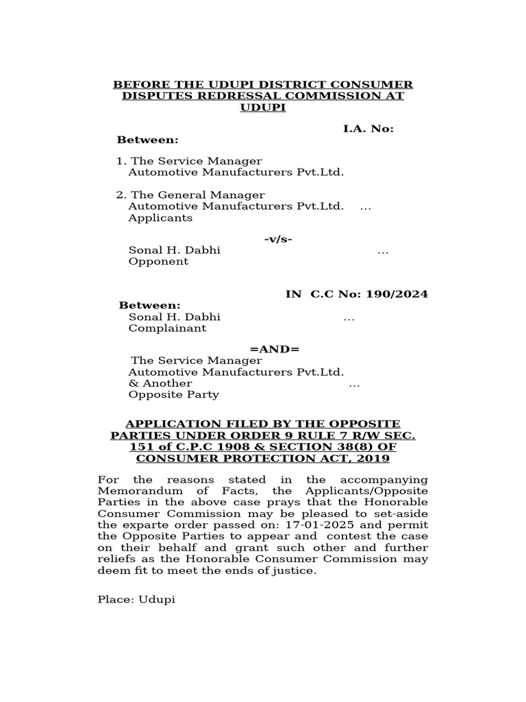 Sonal Set aside and reopen | PDF | Justice | Crime & Violence