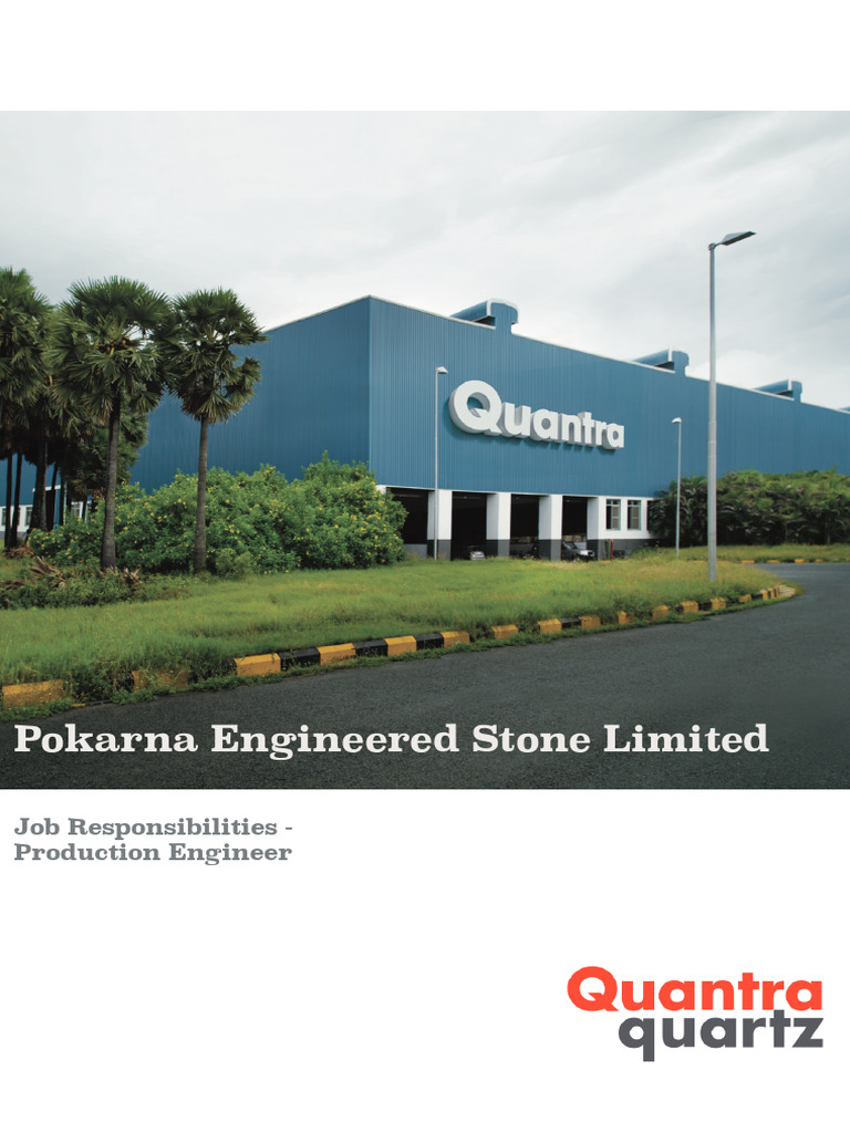 Production Engineer Responsibilities at Pokarna | PDF | Business