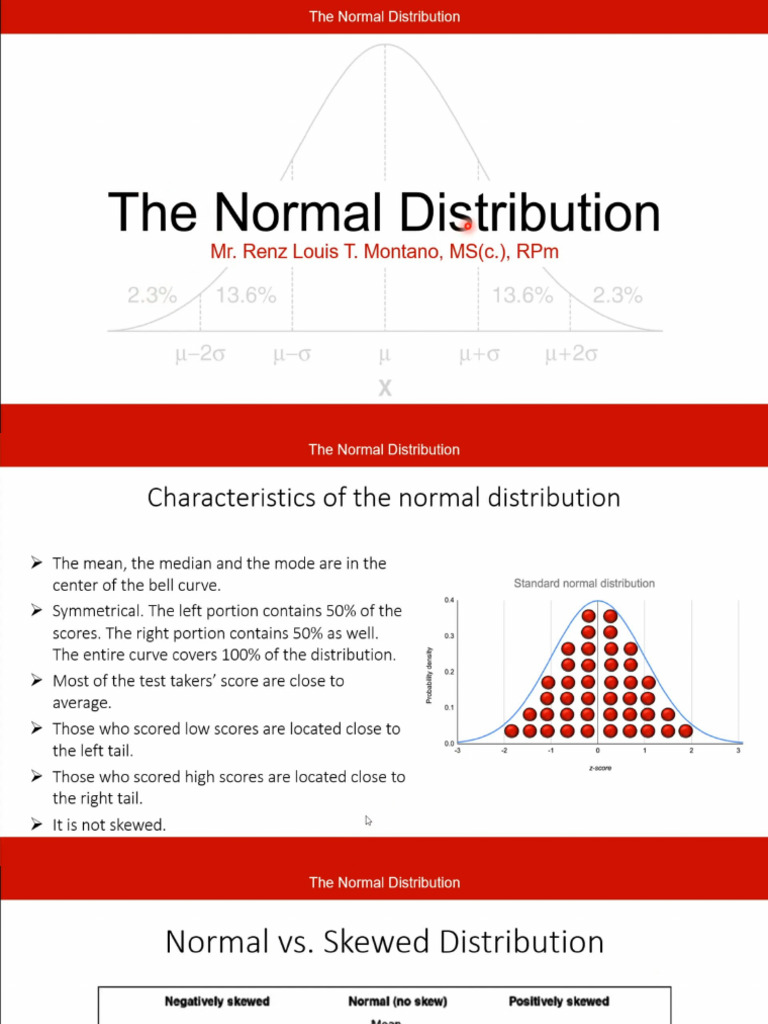 Normal Curved | PDF | Normal Distribution | Standard Deviation