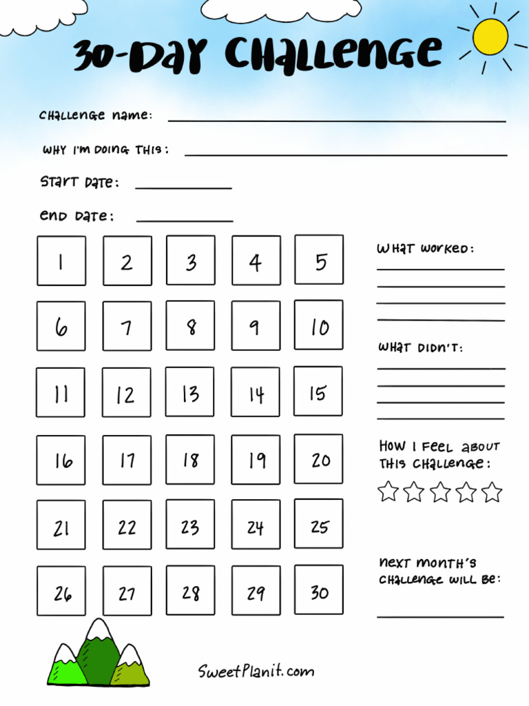 30daychallenge | PDF