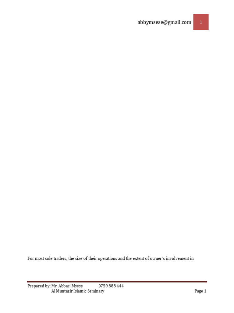 Single Entry & Incomplete Records Guide | PDF | Debits And Credits ...
