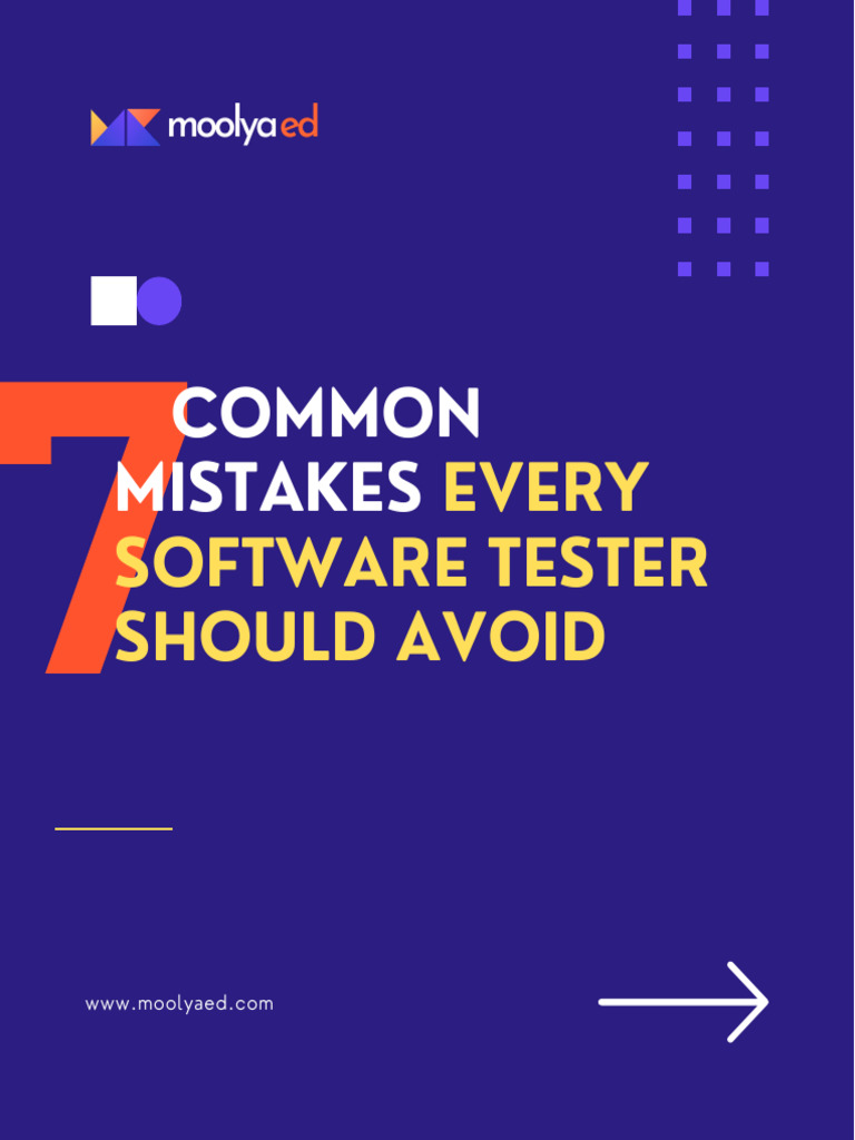 Avoid Common Software Testing Mistakes Pdf Software Testing 2503