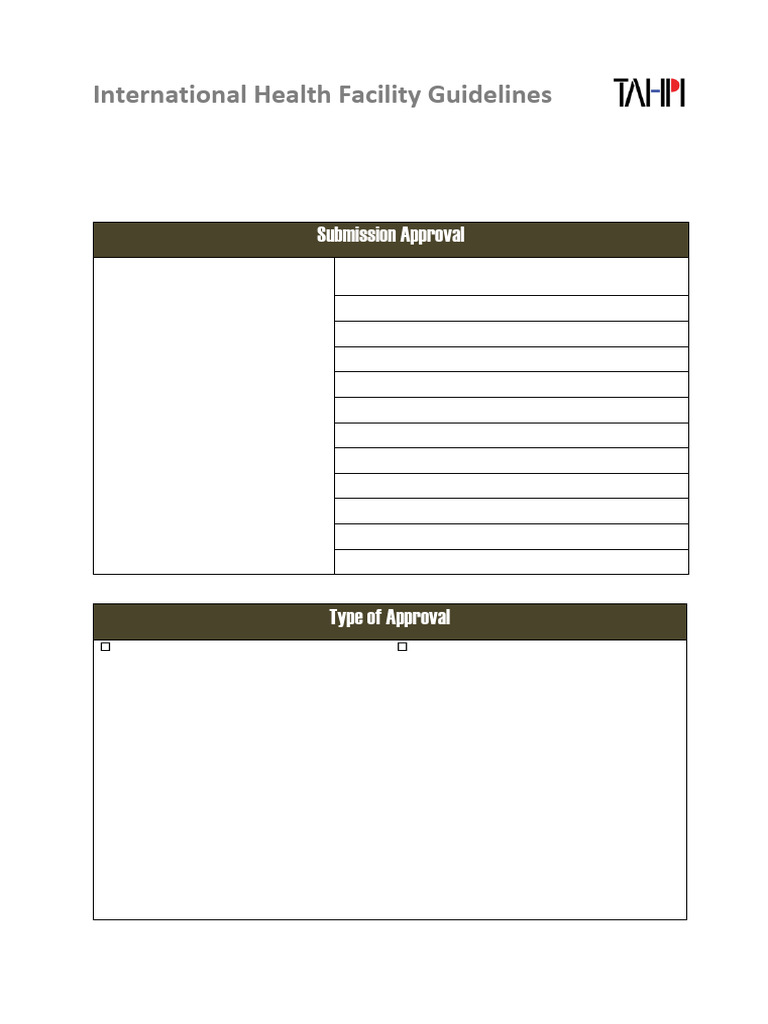 Health Facility Registration Approval Form | PDF | Computing