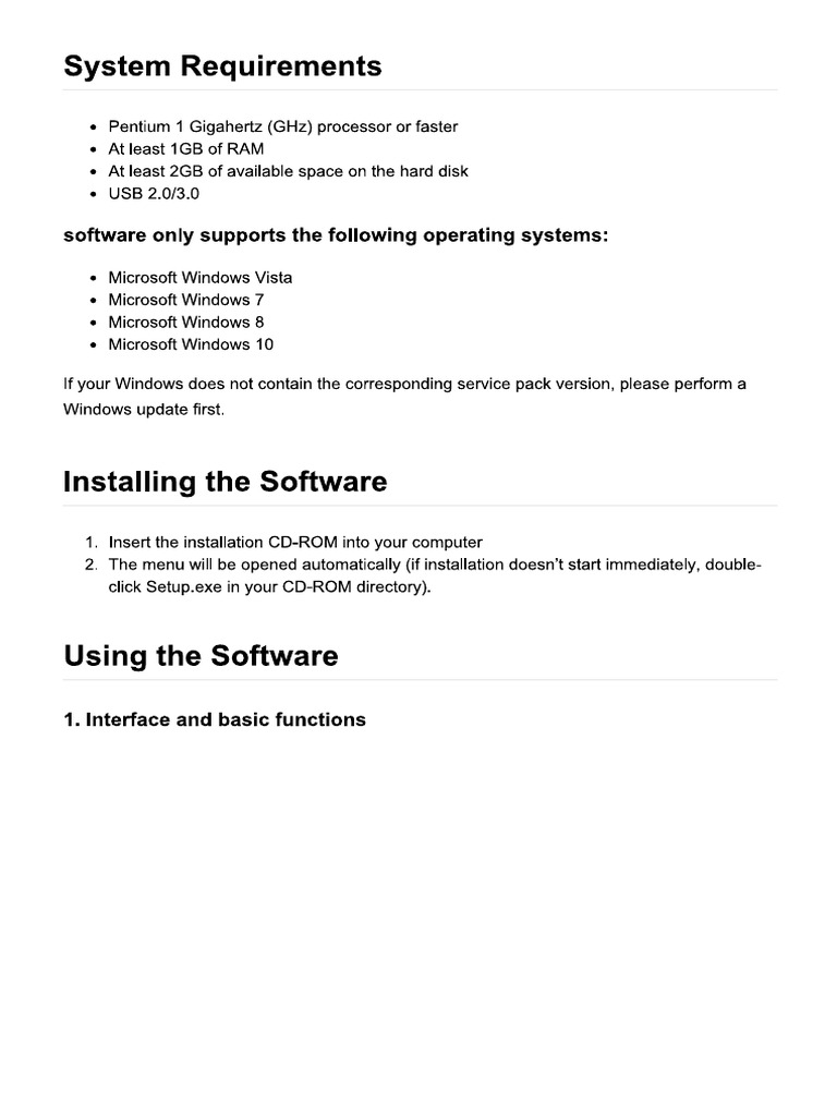 UT343D Software Installation Instruction | PDF