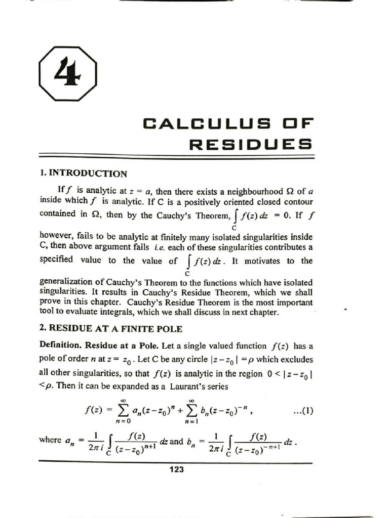 4 Calculus of Residues_Batch Compress | PDF
