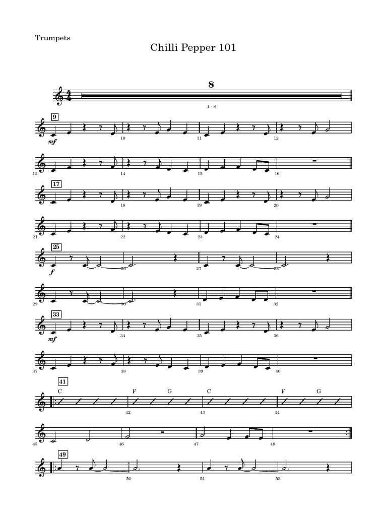 Chill 101 Trupmpet 2 | PDF | Common Practice Period | Musical Instruments