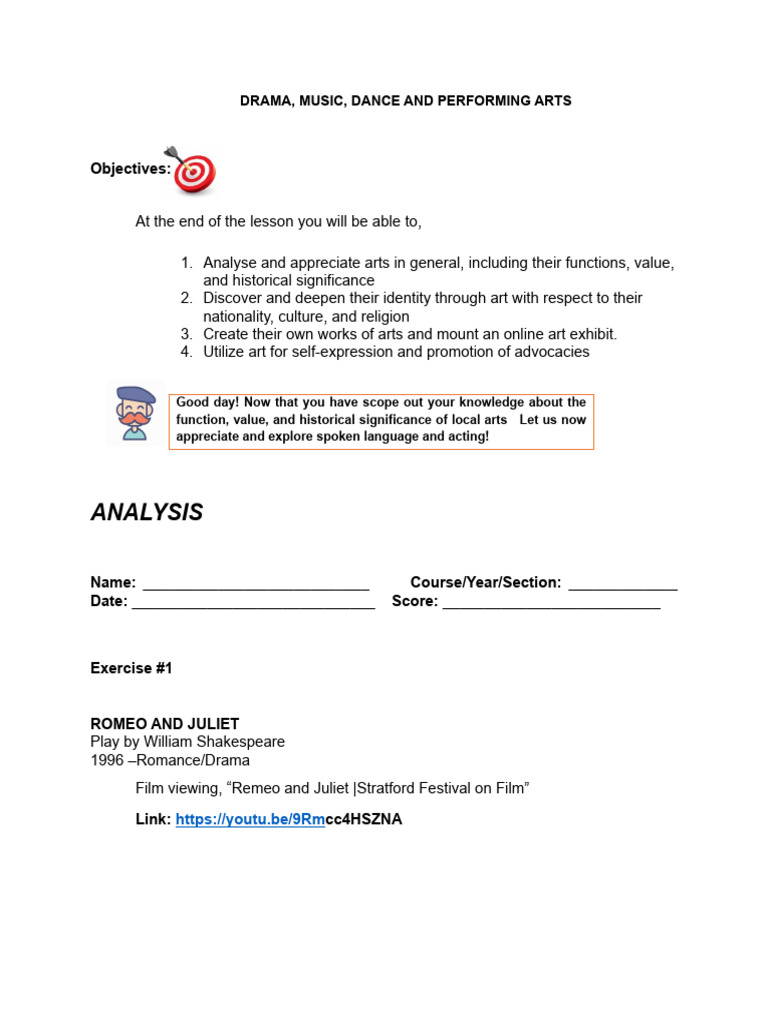 Performing Arts | PDF | Musical Instruments | Dances