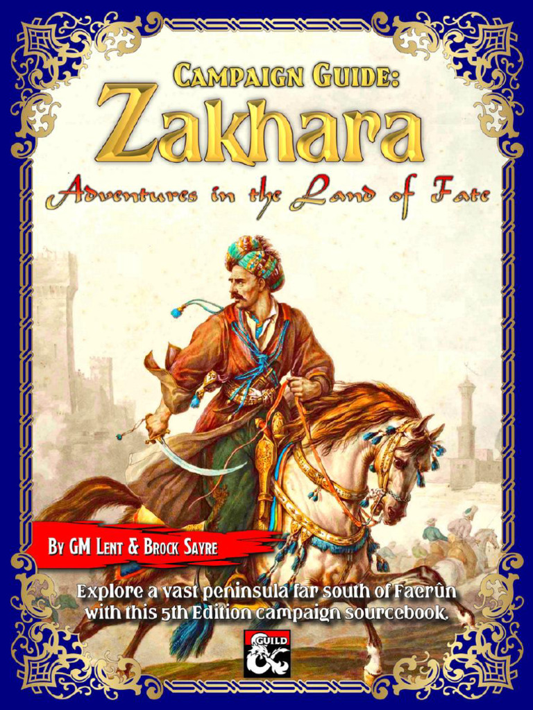 5e - Zakhara - Adventures in The Land of Fate | PDF