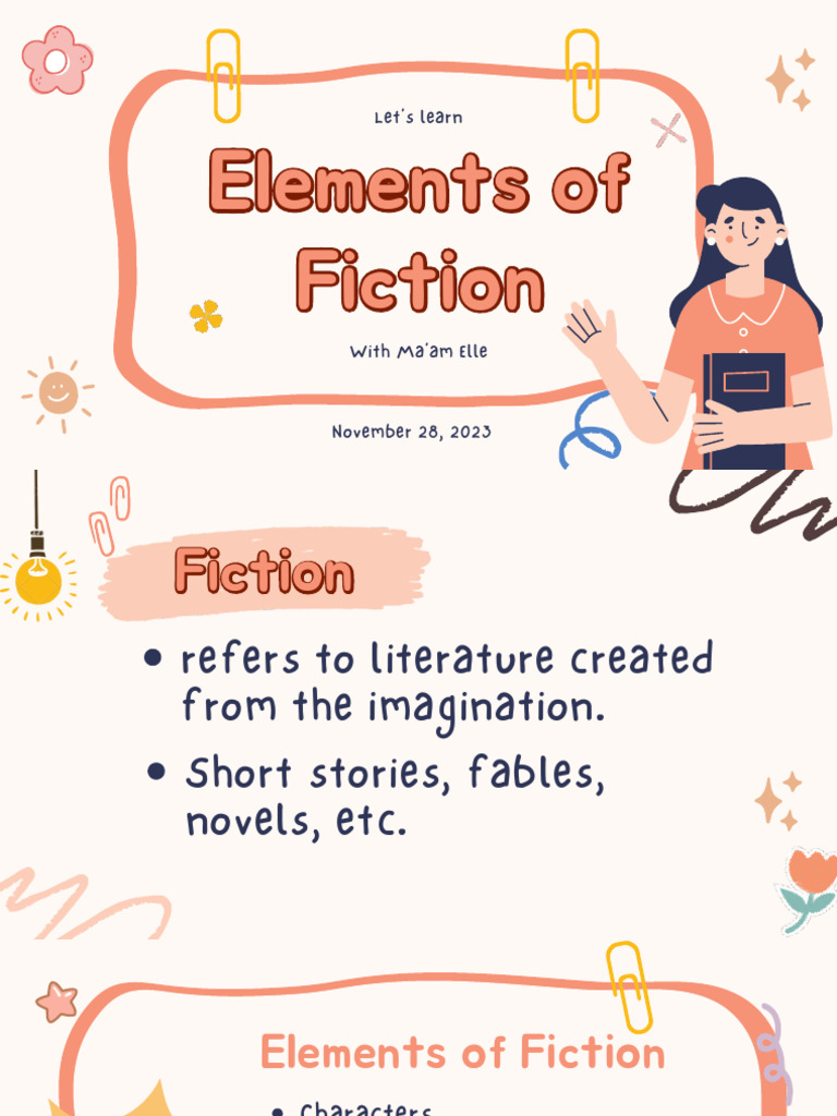 3 Elements of Fiction | PDF