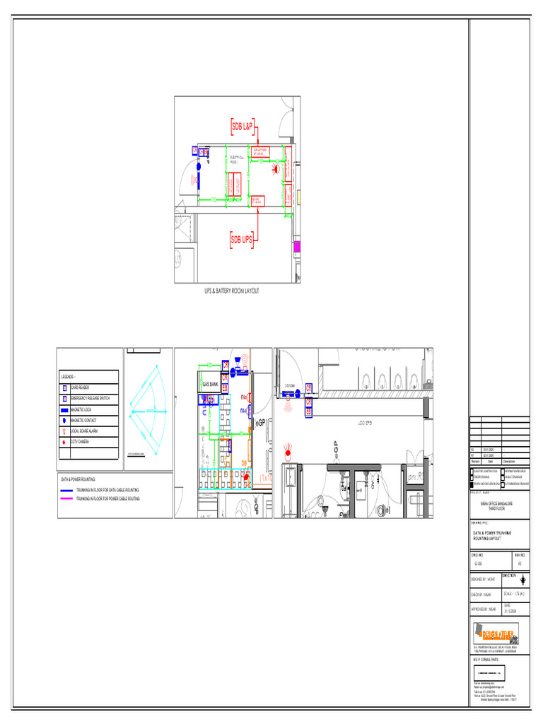Weka - Elect. & Network Room Layout | PDF | Equipment