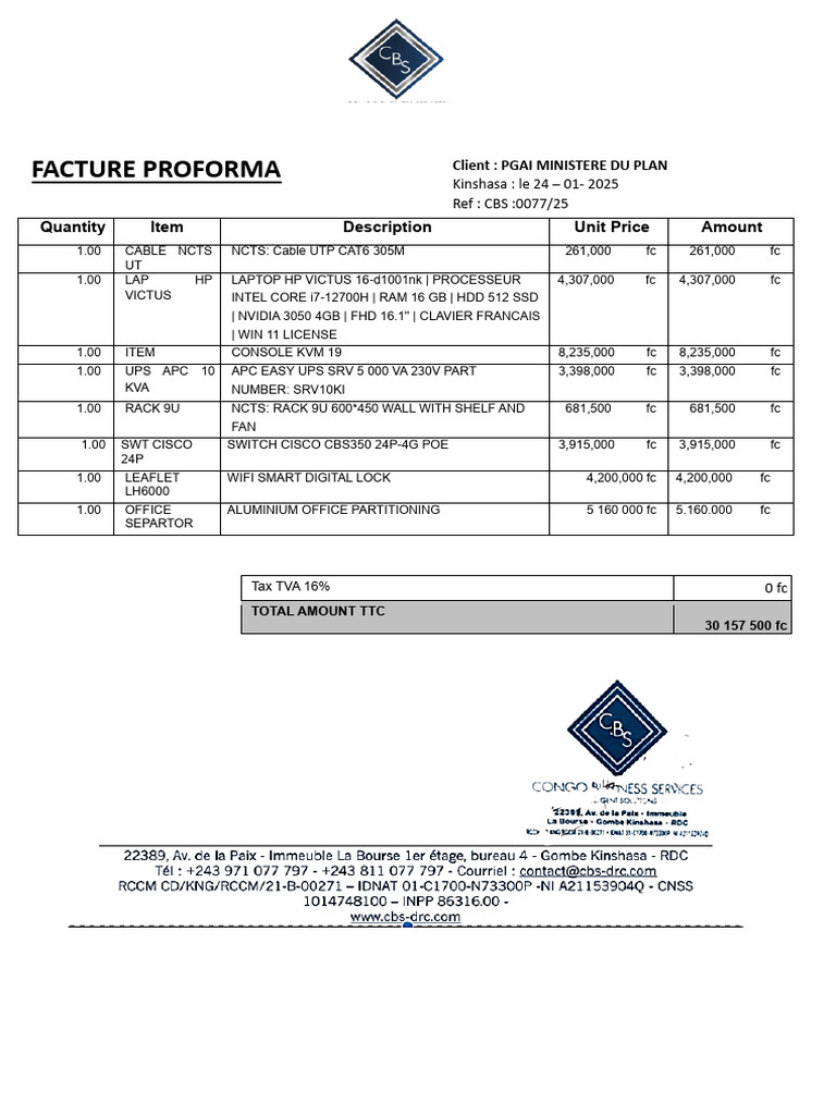 CBS FACTURE DATACENTER | PDF