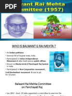 Ashok Mehta and Balwant Rai Mehta Committee Report | PDF | Government ...