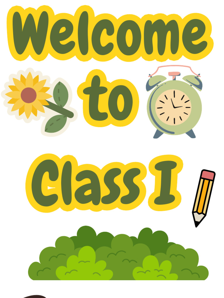 Welcome Kelas 1 | PDF