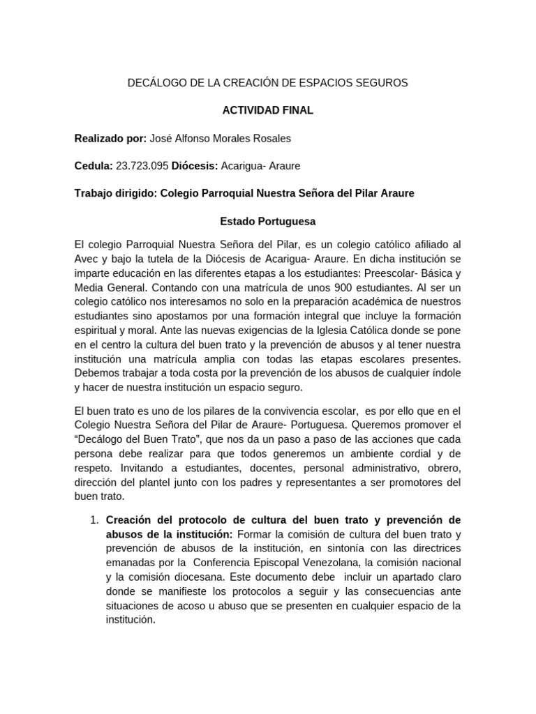 Decalogo Del Buen Trato | PDF | Inclusión (Educación) | Discriminación