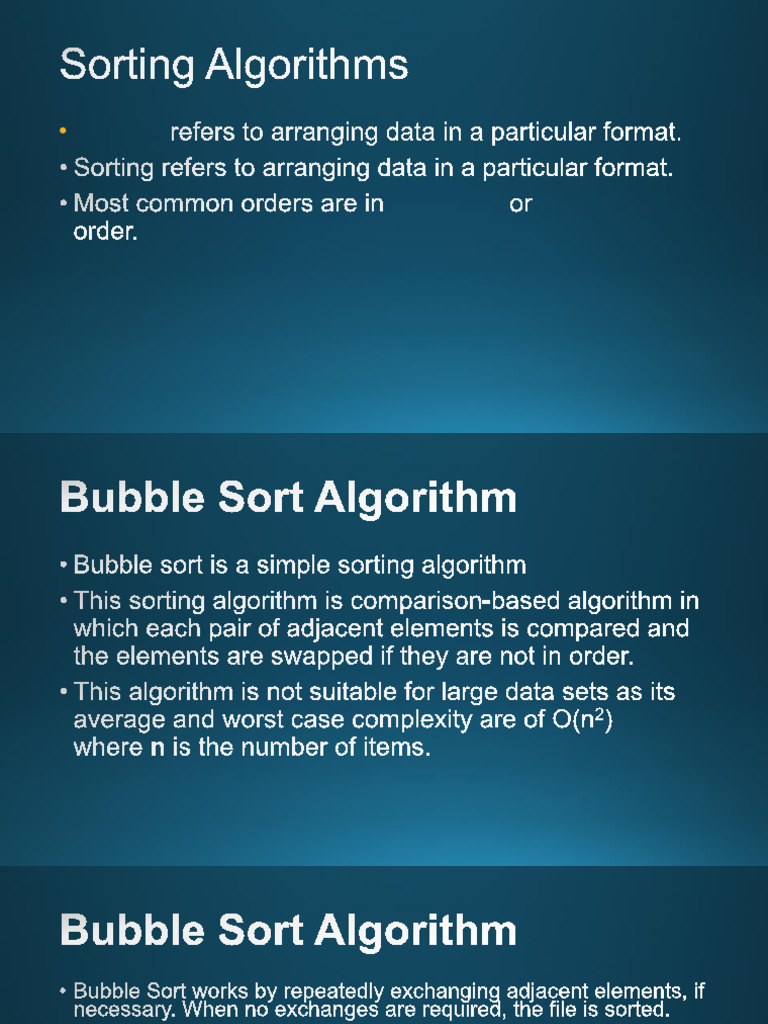 Chapter 10 Analysis Of Sorting Algorithms Pdf Algorithms And Data Structures Algorithms