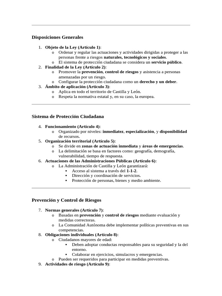 Ley 4-07 Castilla y León | PDF