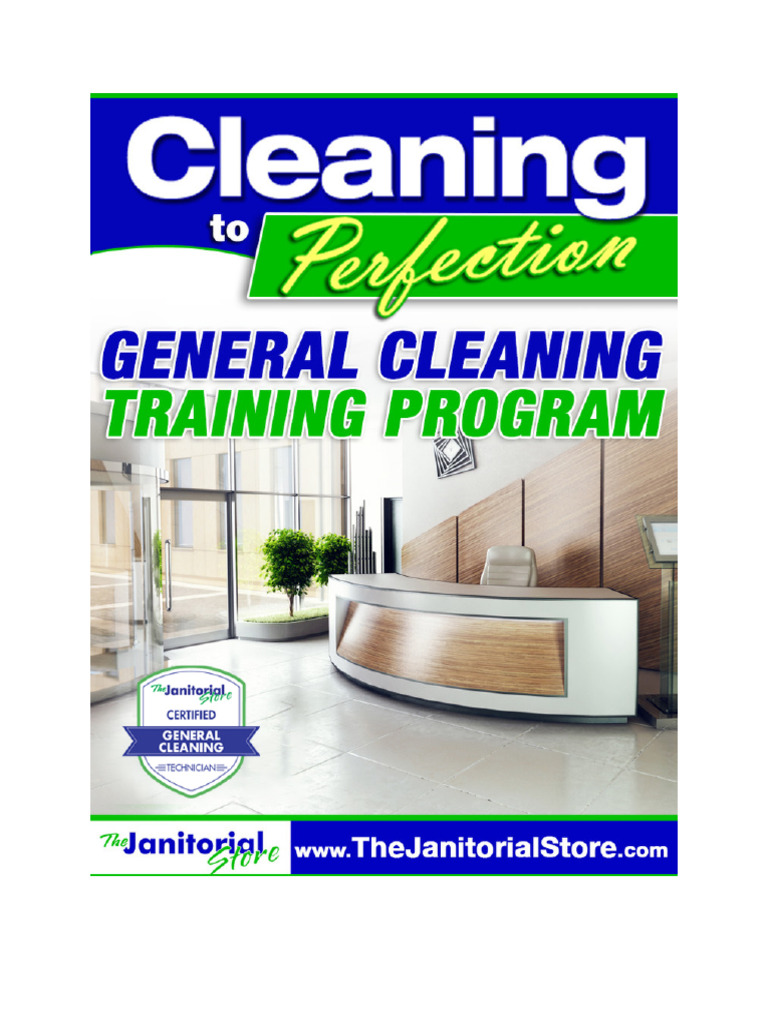 General Cleaning Training Program TJS | PDF | Vacuum Cleaner