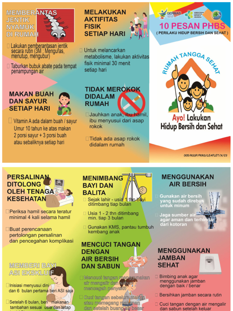 005 leaflet PHBS | PDF