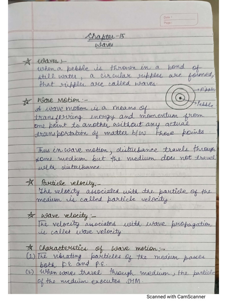 Waves Notes +1 | PDF